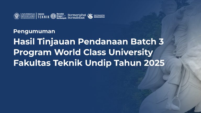 Pengumuman Hasil Tinjauan Pendanaan Batch 3 Program World Class ...