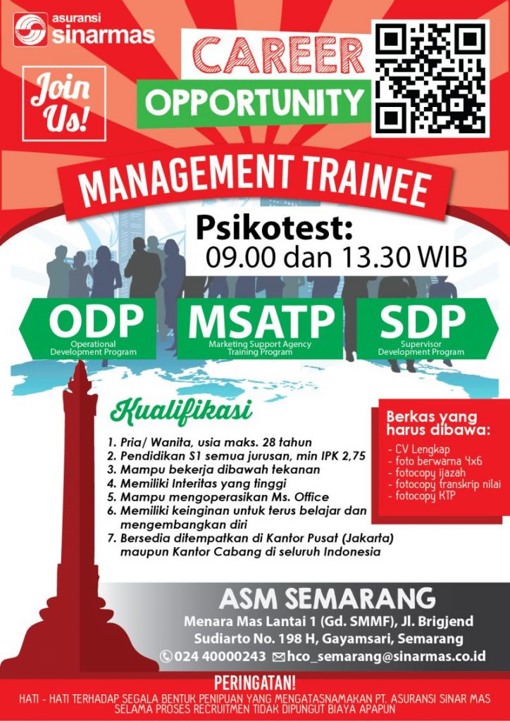 Lowongan Pt Asuransi Sinar Mas Fakultas Teknik Undip